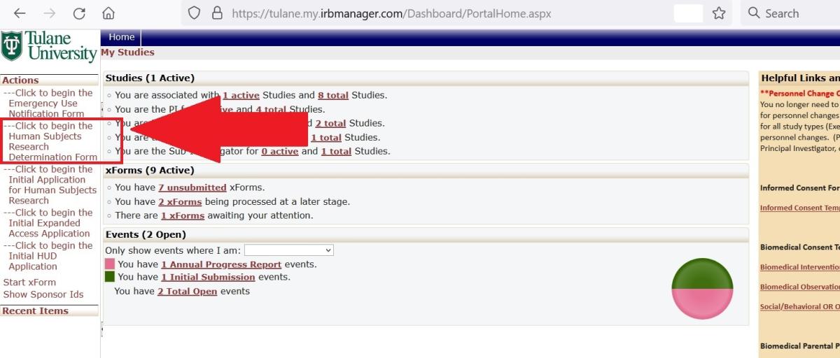 IRBManager | Tulane Office of Research